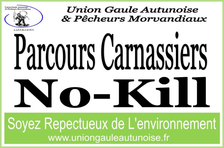 Parcours No-kill Carnassiers "Promenade Montmerot" sur l'Arroux à Autun ...